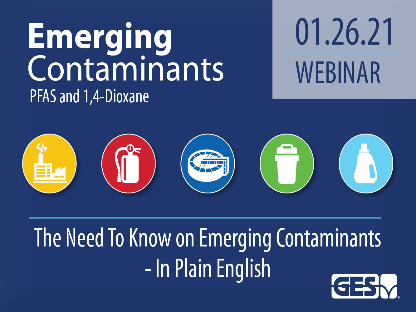 Emerging Contaminants Webinar | GES Emerging Contaminants Webinar | GES